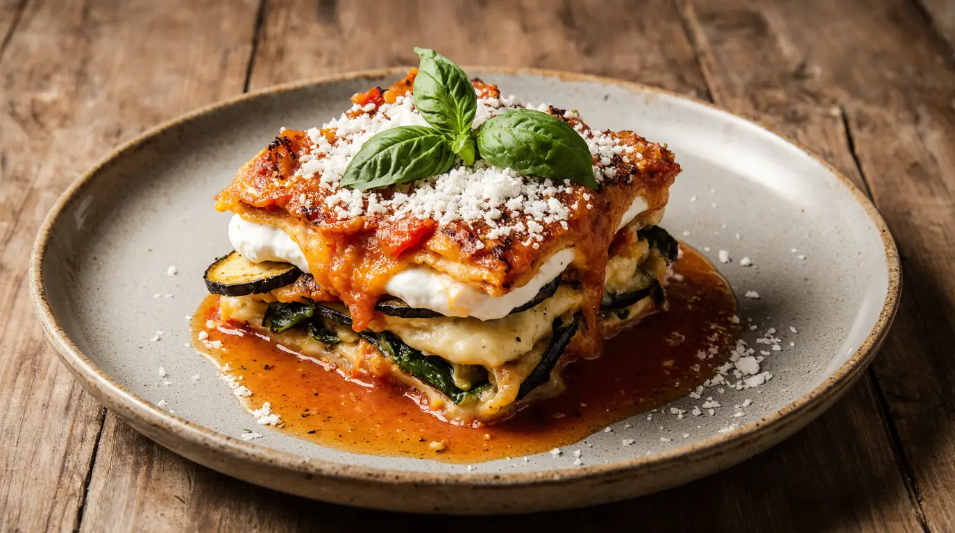 5-Layer Vegetarian Lasagna You Can Make in Under an Hour
